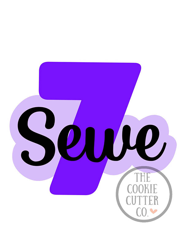 Afrikaans Sewe cookie cutter – The Cookie Cutter Co