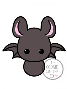 Bat cookie cutter – The Cookie Cutter Co