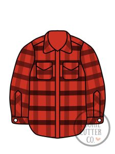 Cheque Shirt cookie cutter – The Cookie Cutter Co