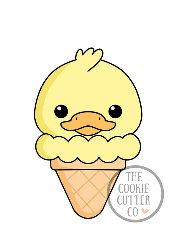 Chick Cone cookie cutter – The Cookie Cutter Co