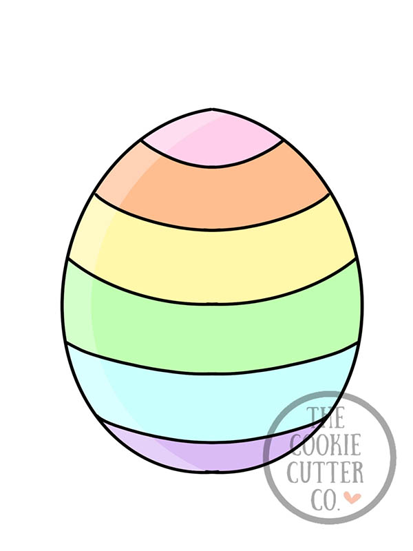 Easter Egg cookie cutter – The Cookie Cutter Co