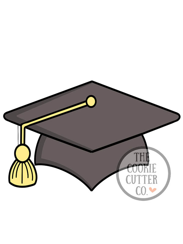 Graduation Cap cookie cutter – The Cookie Cutter Co