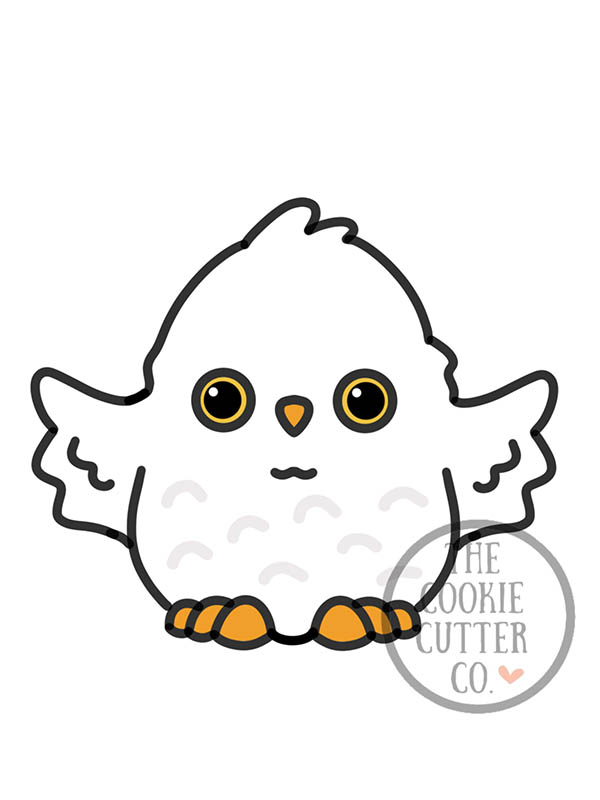 Hedwig cookie cutter – The Cookie Cutter Co