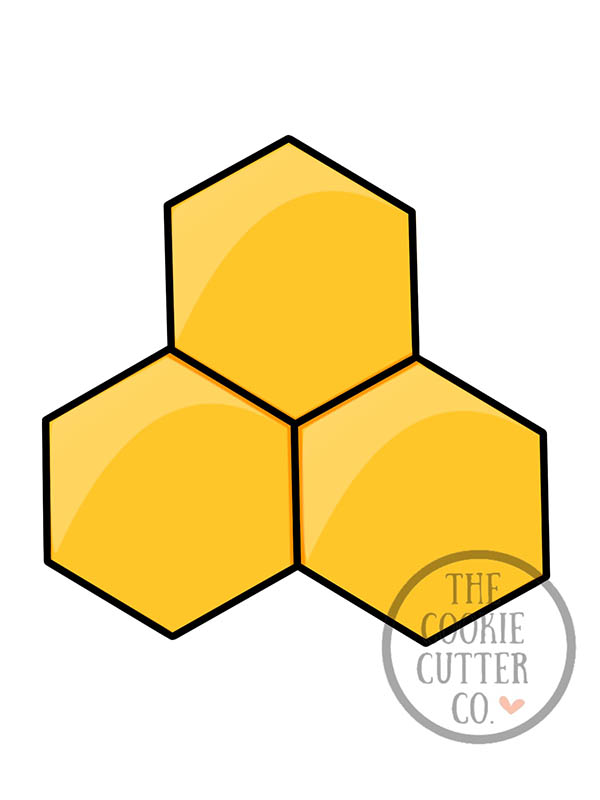Honey Comb cookie cutter – The Cookie Cutter Co
