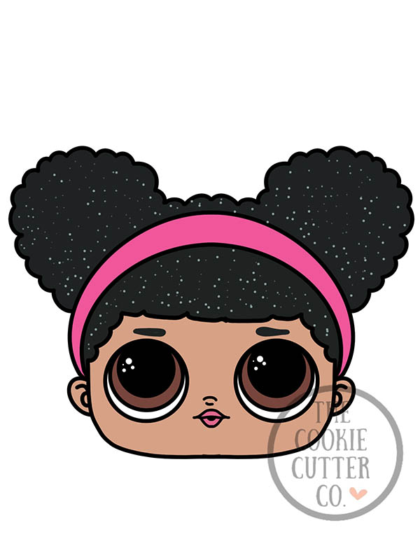 LOL Doll Glitter Hoops cookie cutter – The Cookie Cutter Co