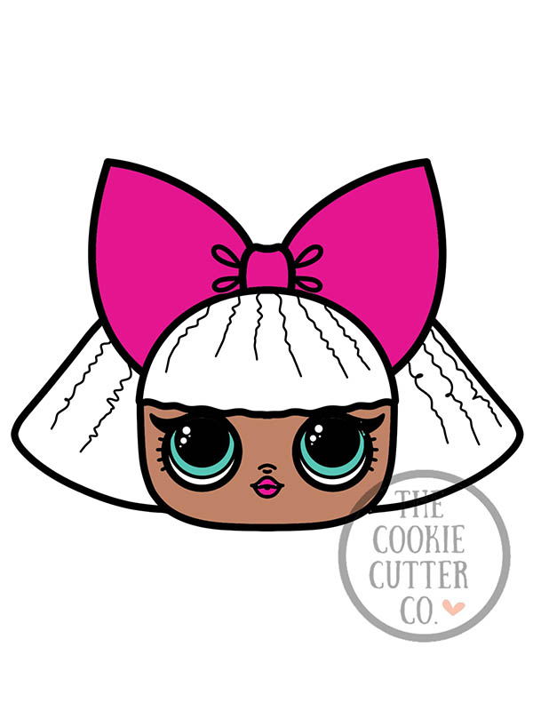 LOL Doll DIVA cookie cutter – The Cookie Cutter Co