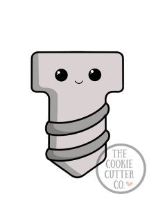 Screw Cookie cutter – The Cookie Cutter Co