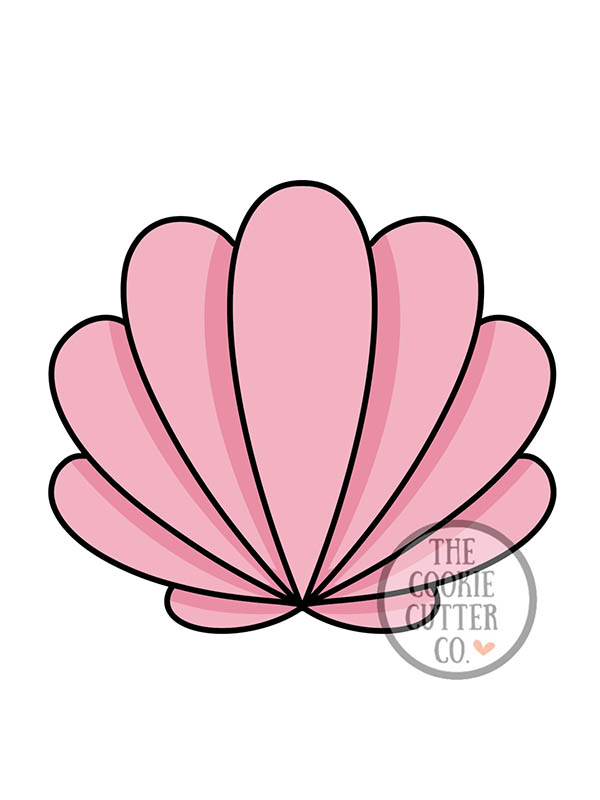 Sea shell cookie cutter – The Cookie Cutter Co