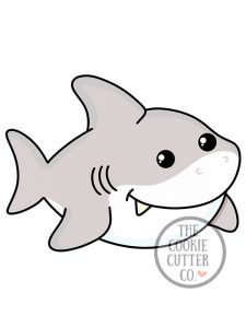 Shark cookie cutter – The Cookie Cutter Co