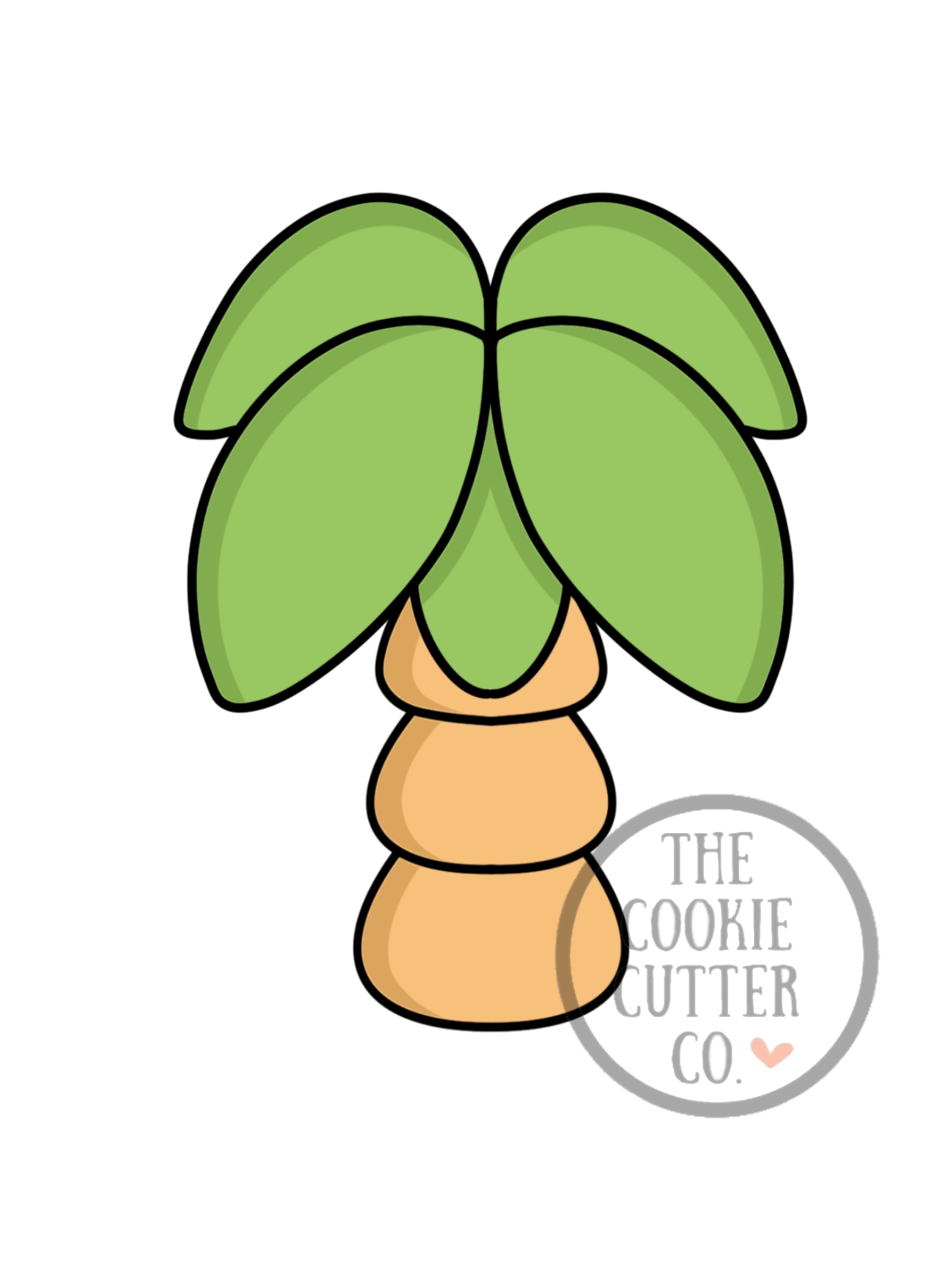 Tropical Tree cookie cutter – The Cookie Cutter Co