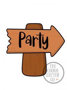 Wooden Sign cookie cutter – The Cookie Cutter Co