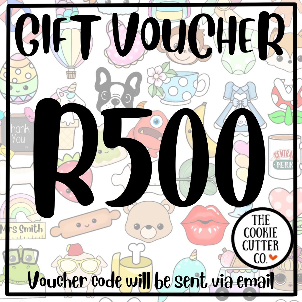 R500 Gift Voucher – The Cookie Cutter Co