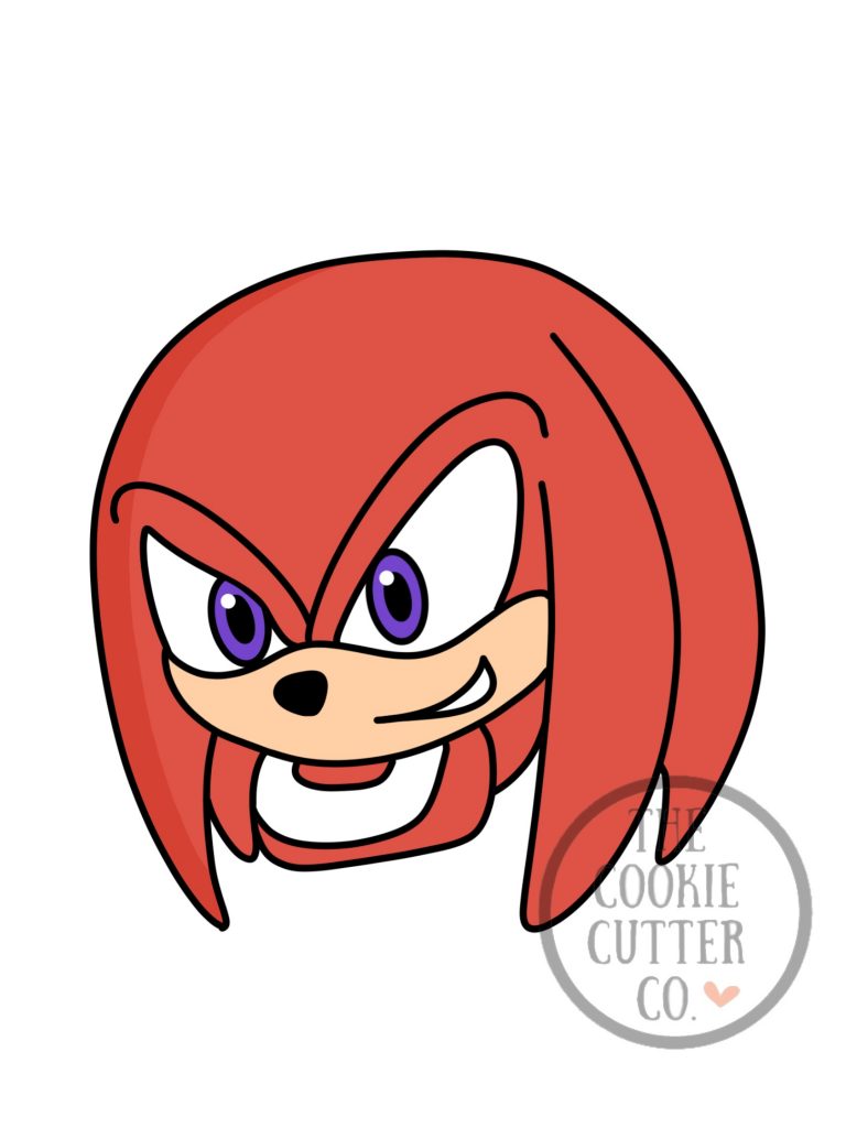 Sonic ‘Knuckles’ cookie cutter – The Cookie Cutter Co