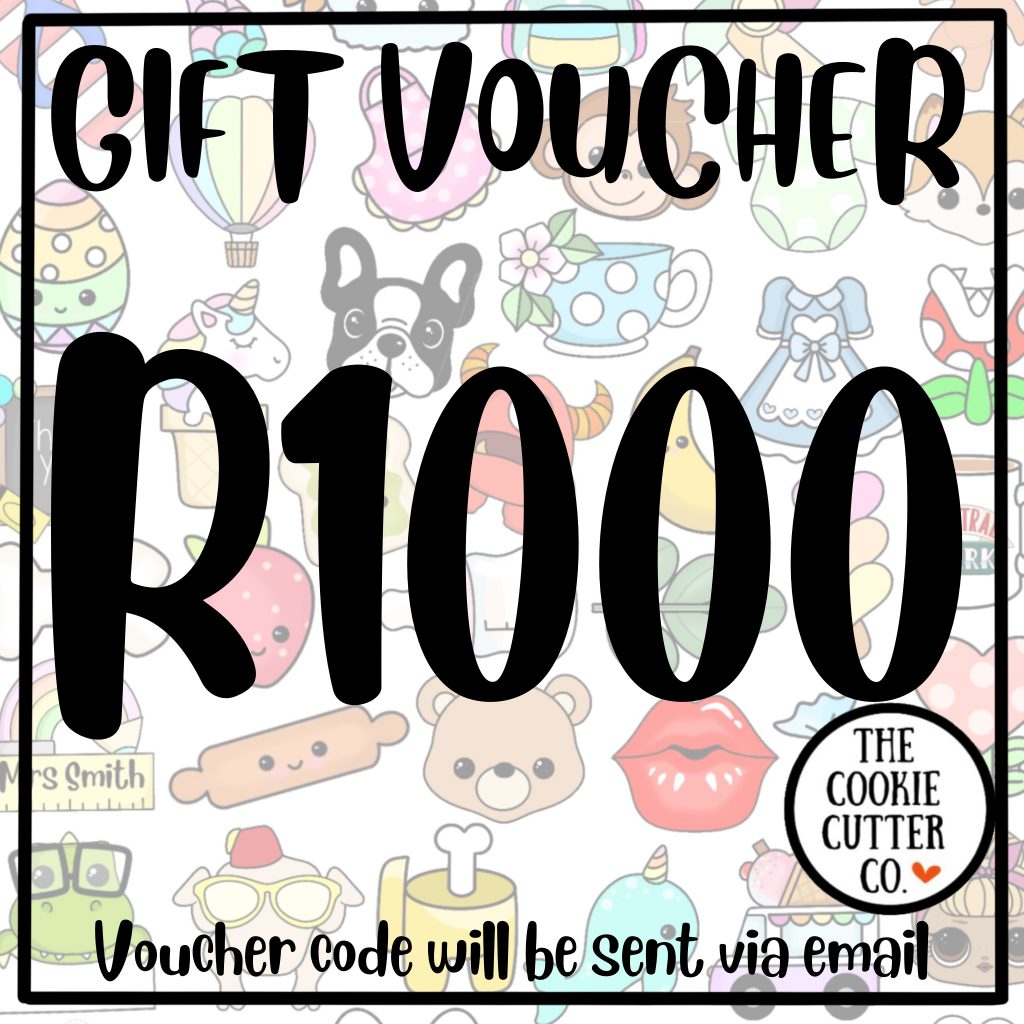 R1000 Gift Voucher – The Cookie Cutter Co