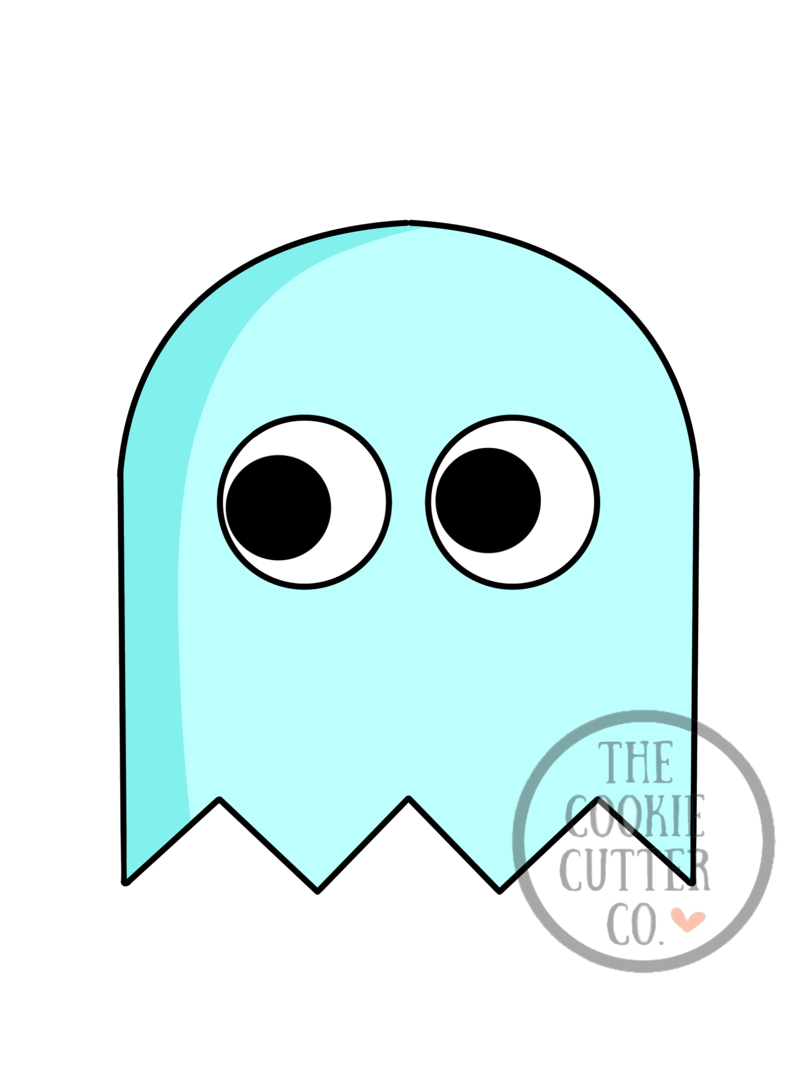 PAC Man Ghost cookie cutter – The Cookie Cutter Co