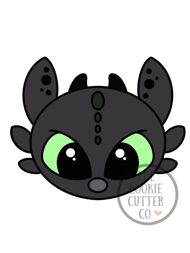 Toothless cookie cutter – The Cookie Cutter Co