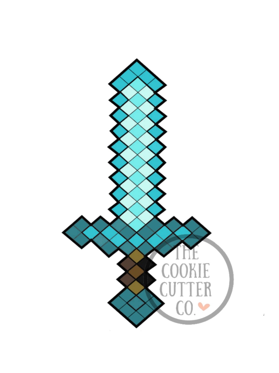 Minecraft Sword cookie cutter – The Cookie Cutter Co