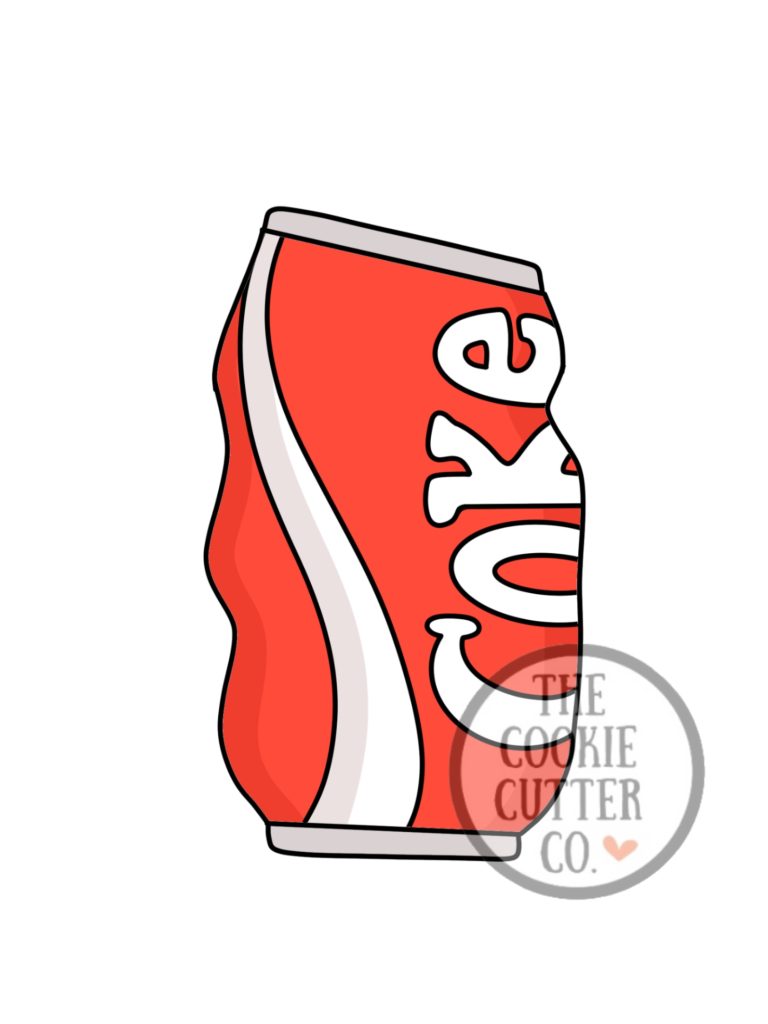 Crushed Coke Can cookie cutter – The Cookie Cutter Co