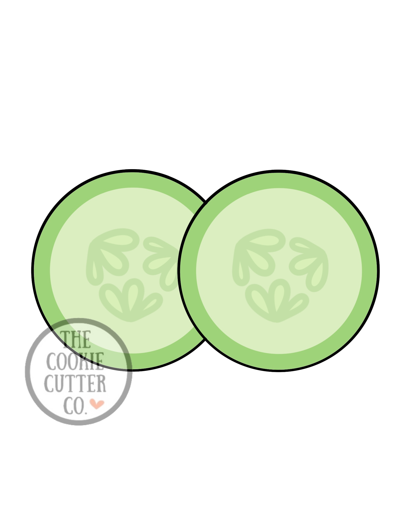 Cucumber Slices cookie cutter – The Cookie Cutter Co