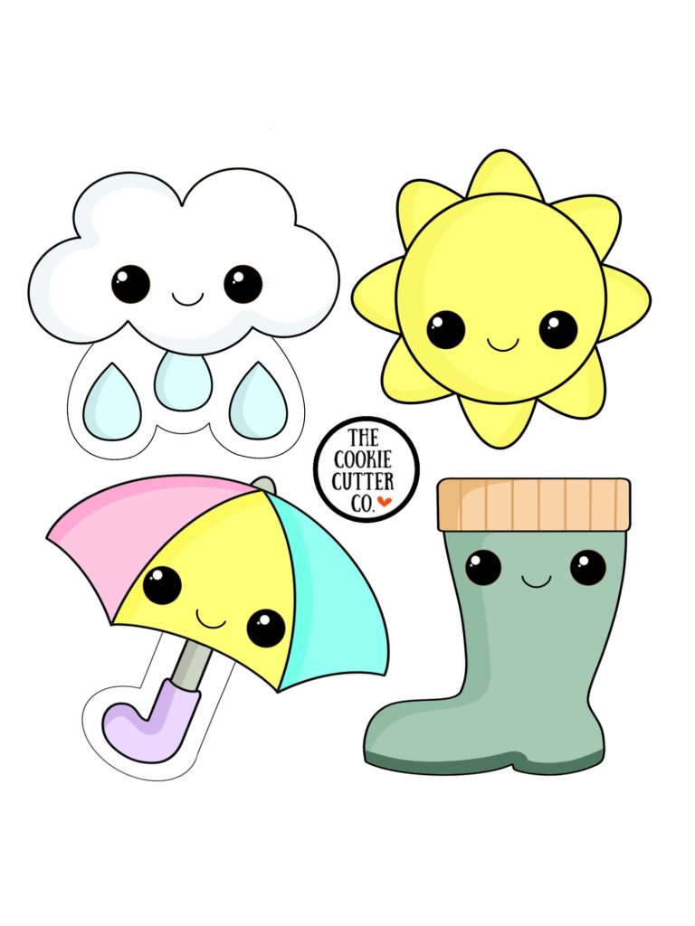 Weather Mini Set – The Cookie Cutter Co