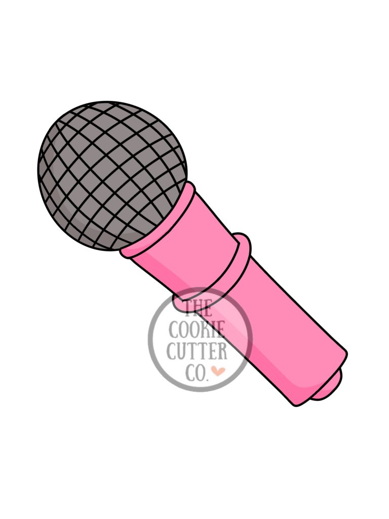 Microphone cookie cutter – The Cookie Cutter Co