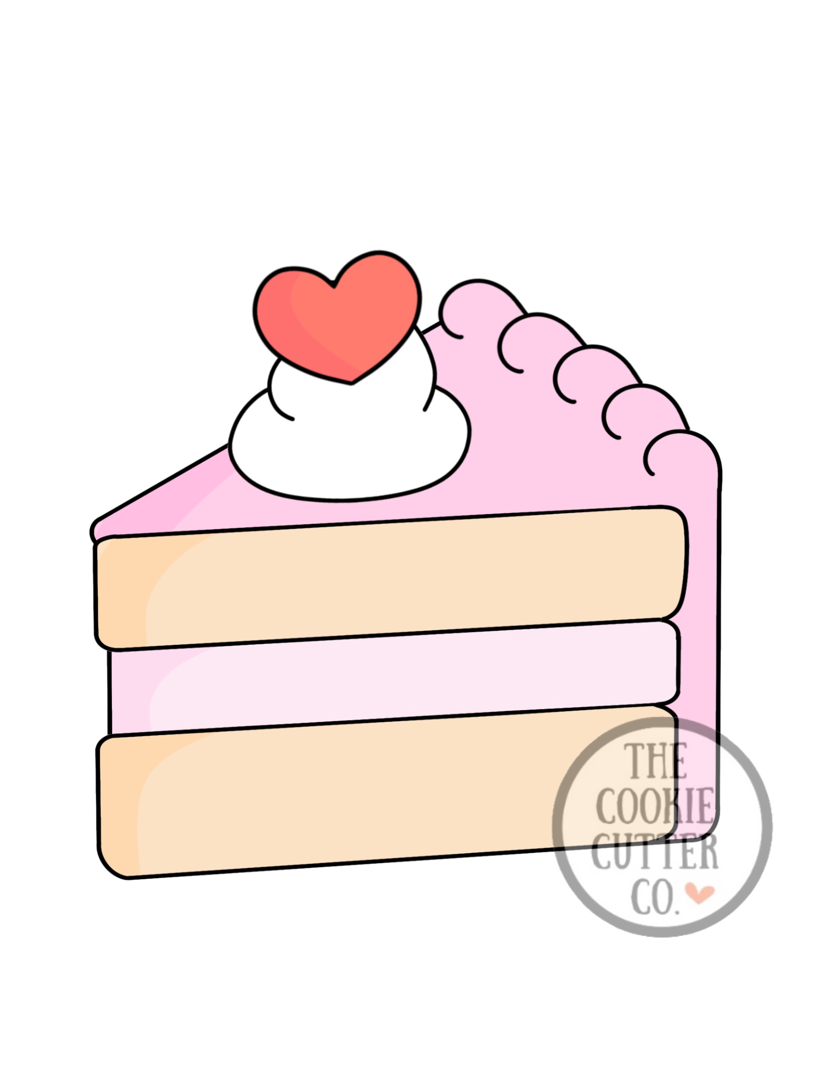 Pink Cake Cookie Cutter The Cookie Cutter Co
