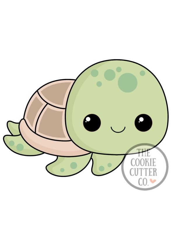 Green Turtle cookie cutter – The Cookie Cutter Co