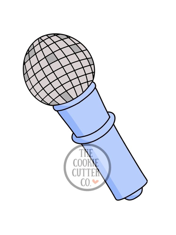 Microphone cookie cutter – The Cookie Cutter Co
