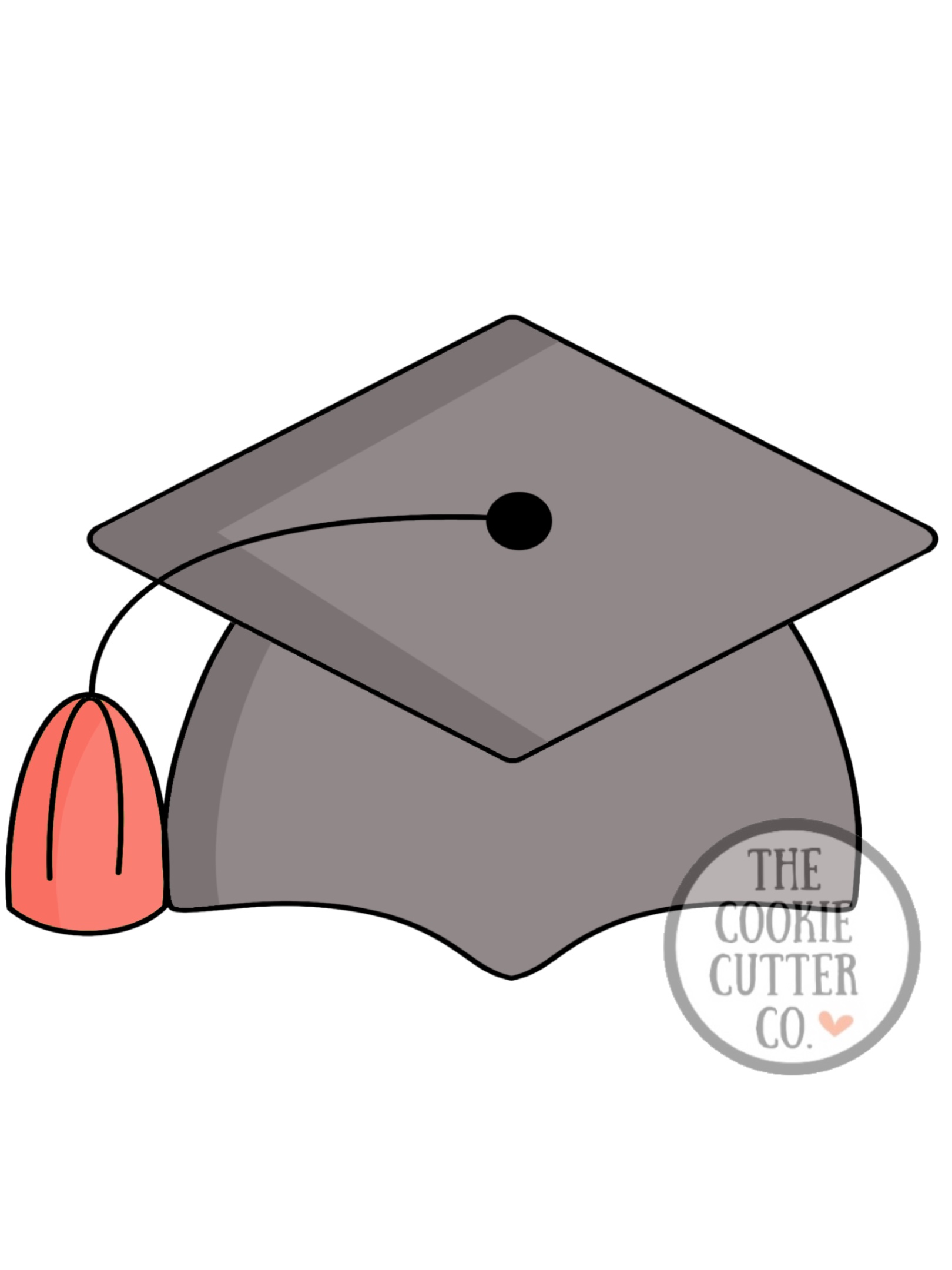 New Graduation Cap cookie cutter – The Cookie Cutter Co