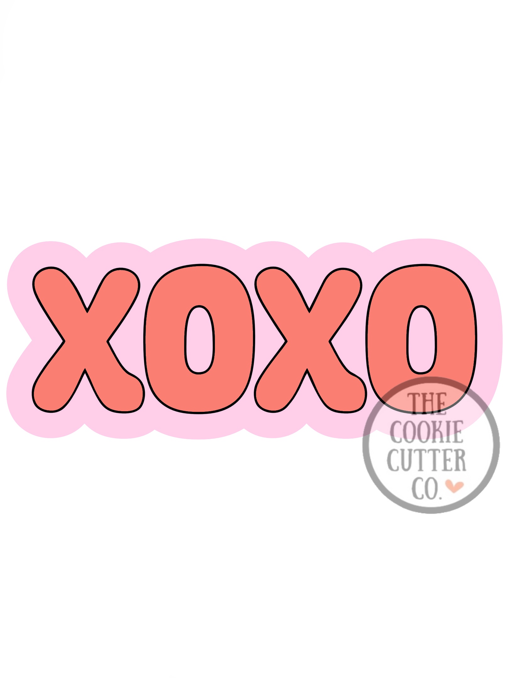 XOXO cookie cutter – The Cookie Cutter Co