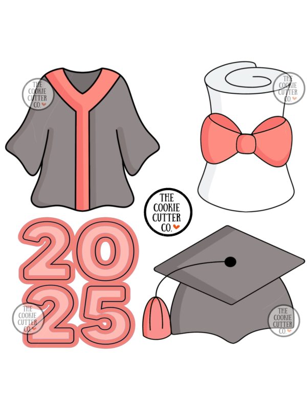 2025 Graduation Mini Set – The Cookie Cutter Co